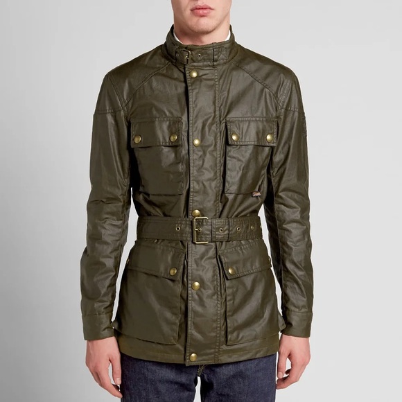 Belstaff | Jackets & Coats | Belstaff Mens Waxed Cotton Jacket In Faded ...